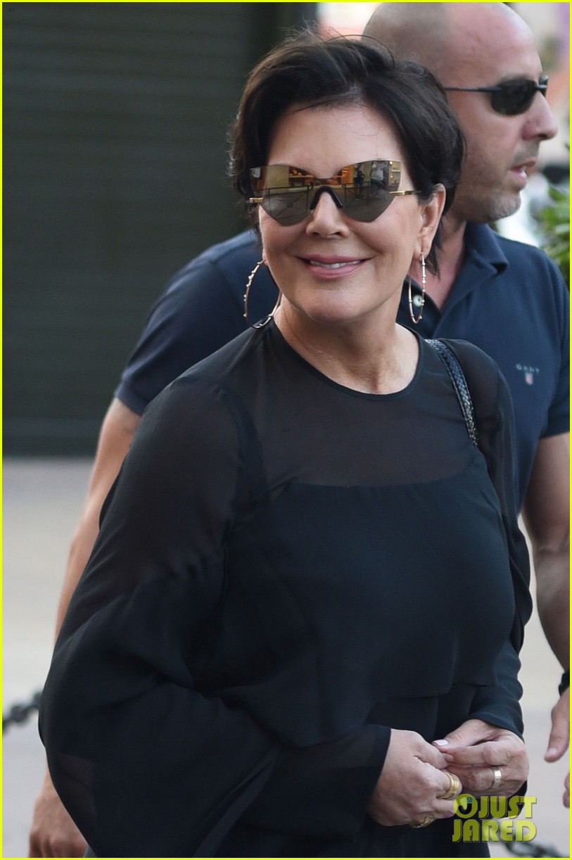 Kris Jenner Steps Out in Zebra-Print Pants in Saint-Tropez: Photo ...