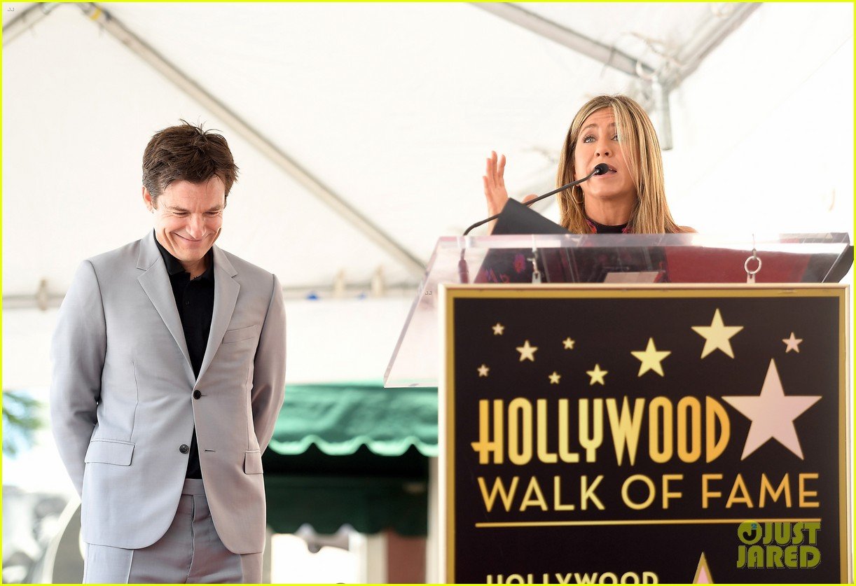 Jennifer Aniston Supports Jason Bateman at Walk of Fame Ceremony ...
