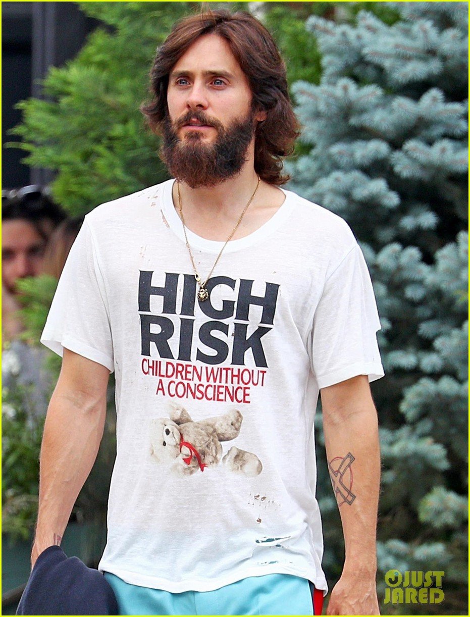 Jared Leto Shows Off His Full Beard in NYC: Photo 3930456 | Jared Leto ...