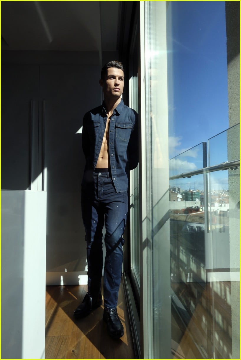 Cristiano Ronaldo Models His New Denim Line in Hot New Pics!: Photo ...