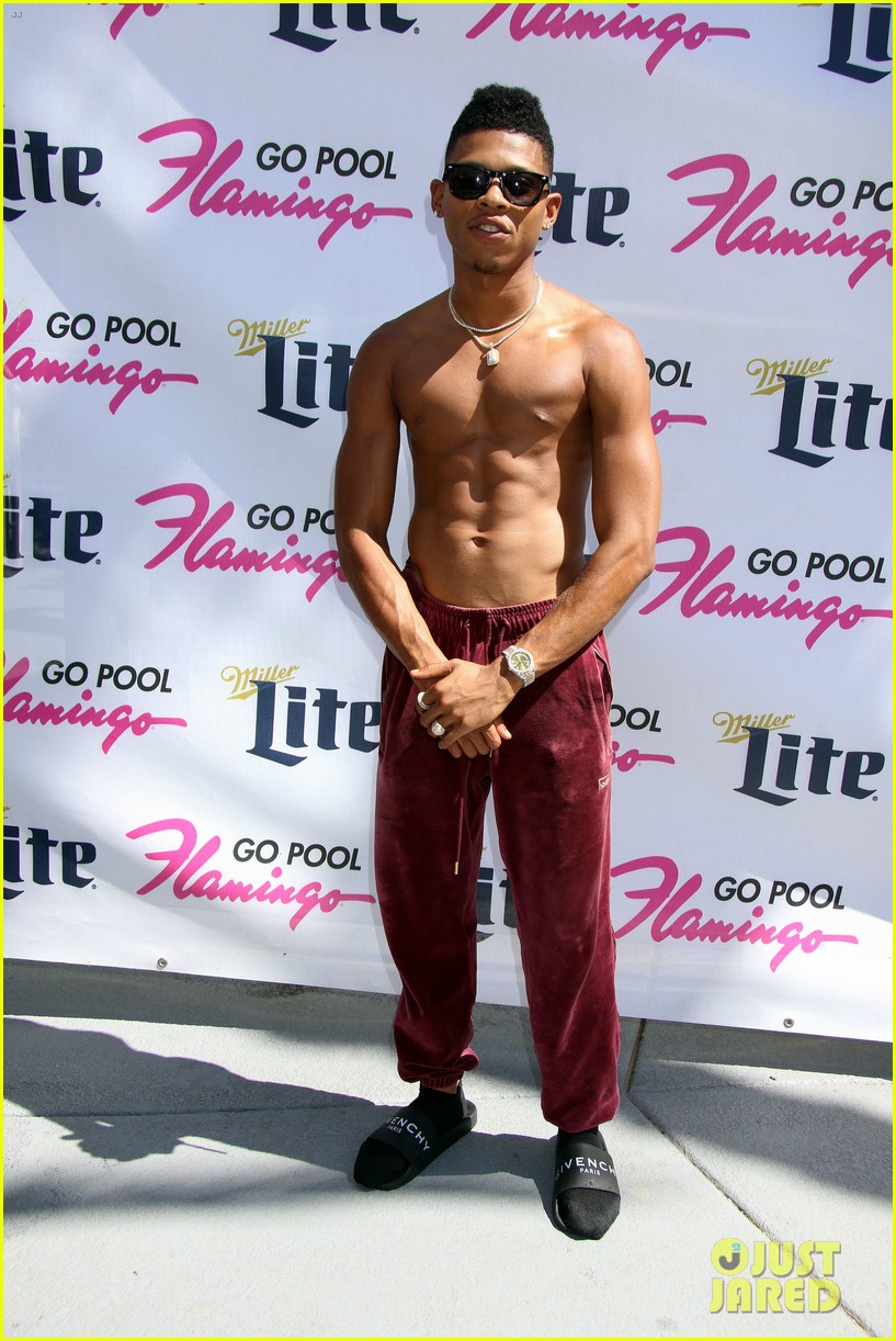 Bryshere Gray Shows Off Ripped Body at Flamingo Pool Party: Photo ...