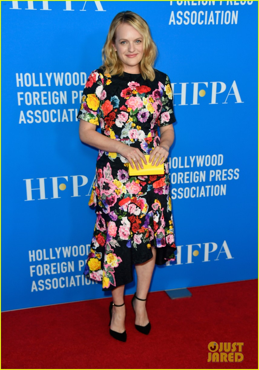 Alison Brie, Elisabeth Moss, & Jenny Slate Go Glam for HFPA Banquet ...