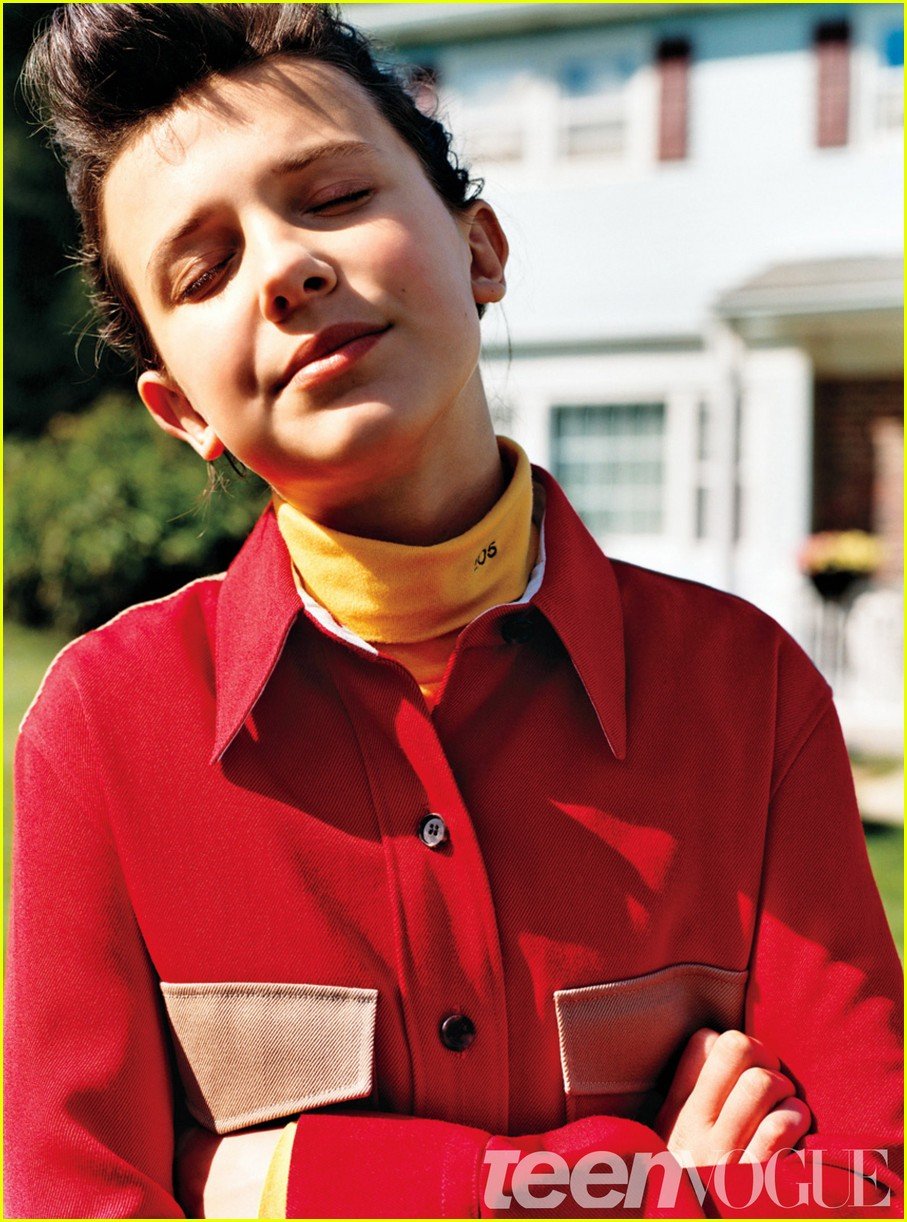 Drew Barrymore Interviews Millie Bobby Brown for 'Teen Vogue': Photo ...