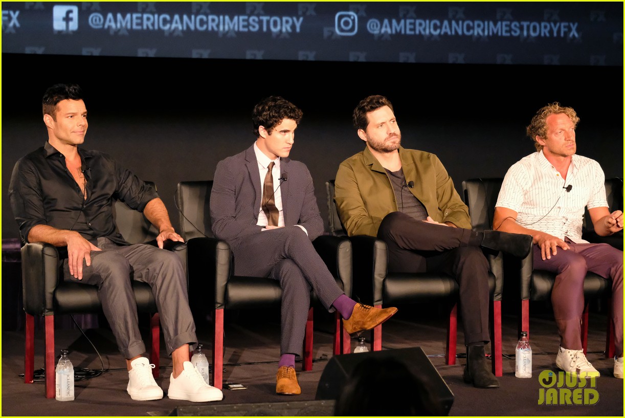 Darren Criss, Edgar Ramirez, & Ricky Martin Promote 'Versace' at Summer ...