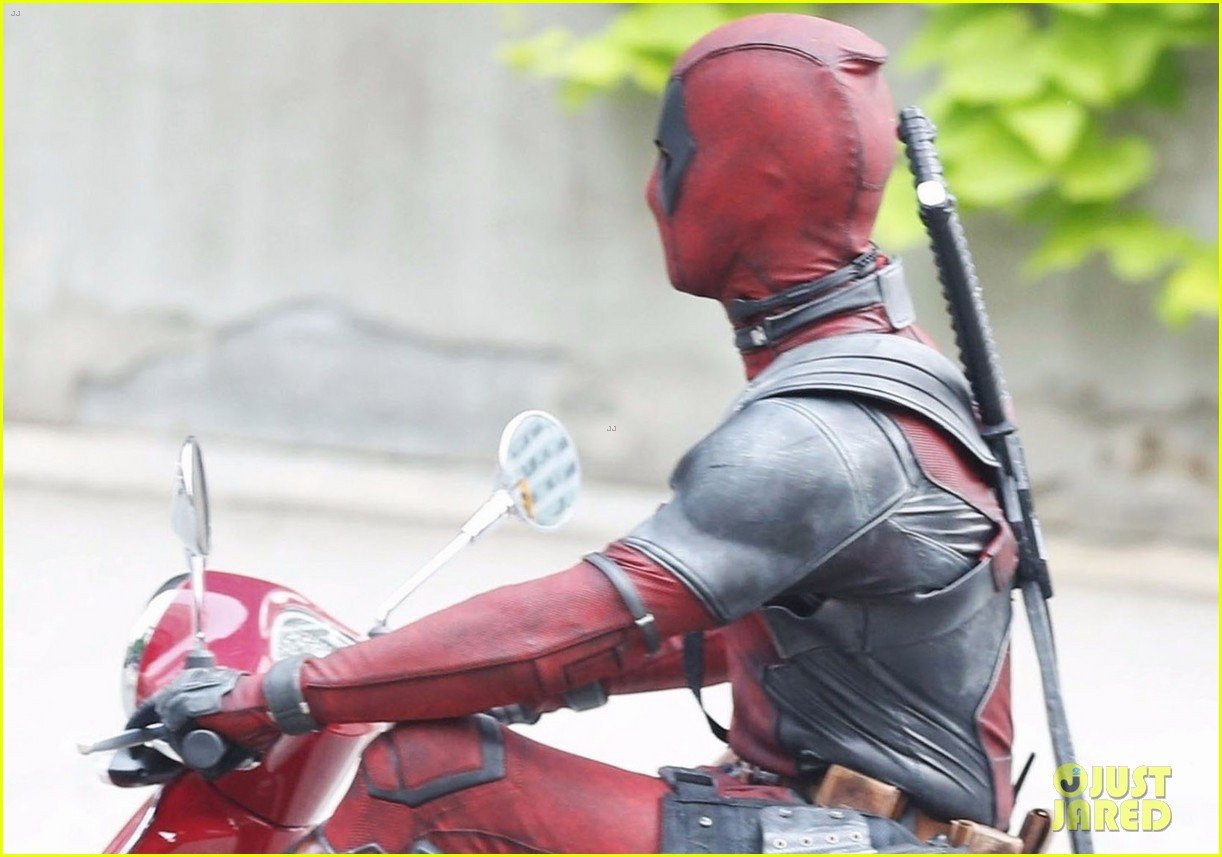 Deadpool Takes a Scooter Ride In New 'Deadpool 2' Set Photos: Photo ...