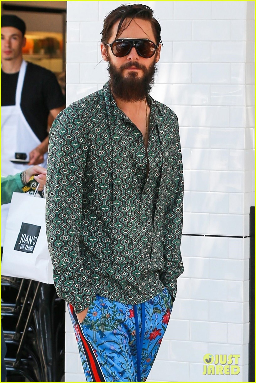 Jared Leto Mixes Patterns While Promoting 'Walk on Water': Photo ...