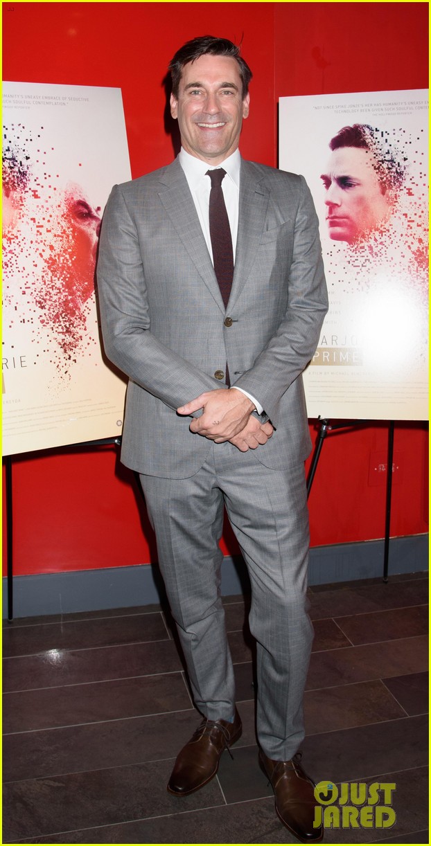 Jon Hamm & Geena Davis Premiere 'Marjorie Prime' in NYC: Photo 3943434 ...