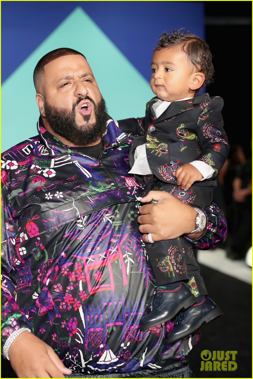 DJ Khaled's Son Asahd & Wife Nicole Join Him at MTV VMAs 2017!: Photo ...