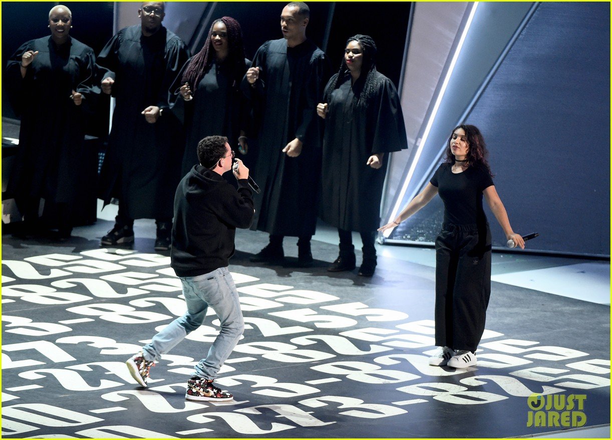 Logic Performs Anti-Suicide Anthem '1-800-273-8255' With Alessia Cara ...