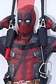 ‘Deadpool’ Films Stunt for Sequel, Hangs From a Parachute! | Deadpool ...