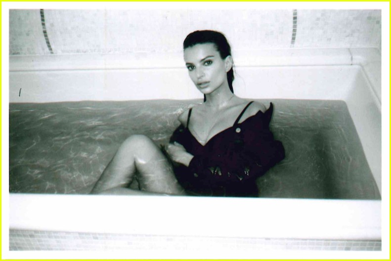 Emily Ratajkowski Takes a Bath in DL1961 Campaign: Photo 3937759 | Pictures | Just Jared