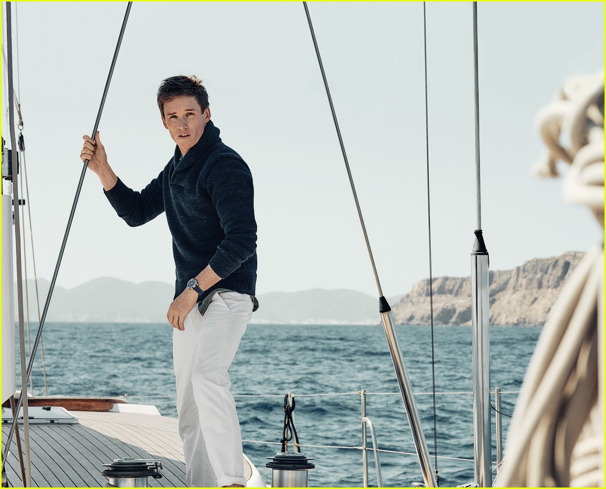 Eddie Redmayne & Alessandra Ambrosio Pose for Omega's Nautical Campaign ...