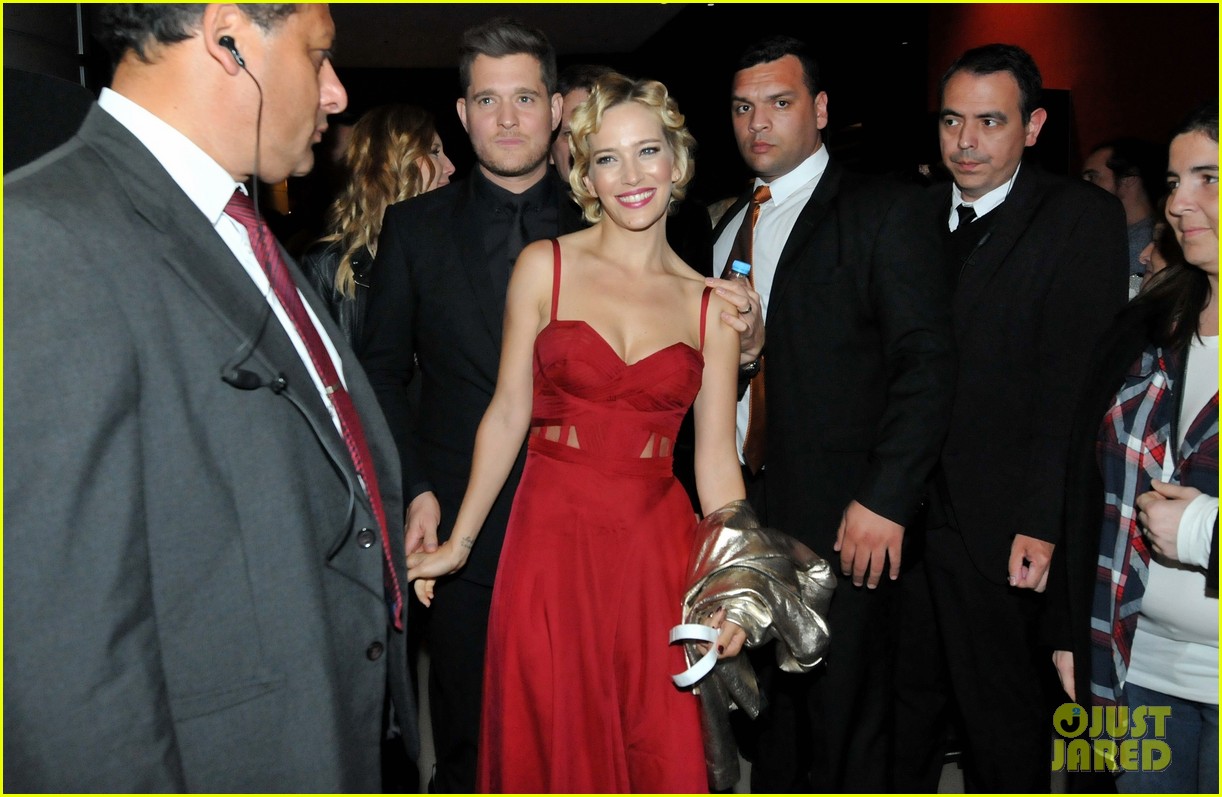 Michael Buble Hits Buenos Aires To Support Wife Luisana at 'Los Que ...