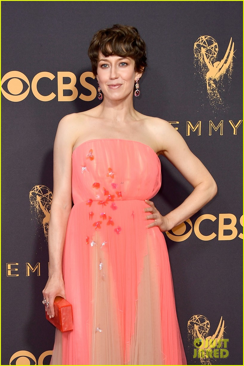 Fargo's Carrie Coon Brings Husband Tracy Letts to Emmys 2017: Photo ...