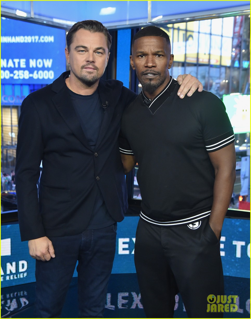 Leonardo DiCaprio & Jamie Foxx Join Forces for 'Hand in Hand' in NYC ...
