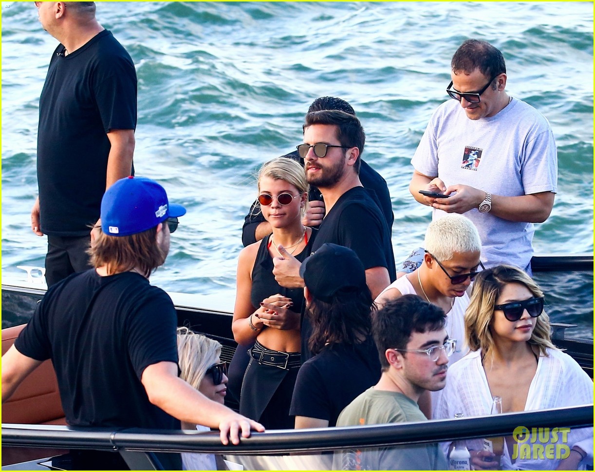 Scott Disick & Sofia Richie Flaunt Major PDA During Boat Ride: Photo ...