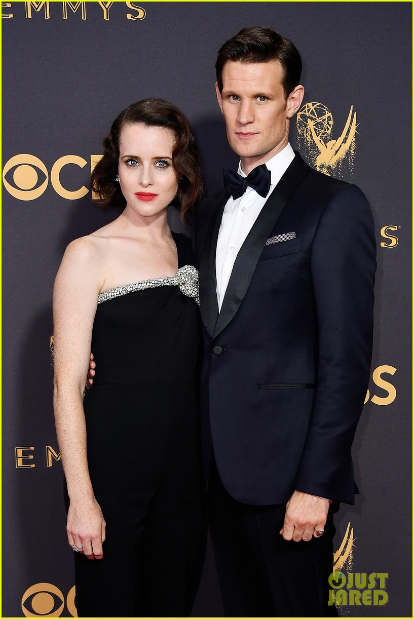 The Crown's Claire Foy & Matt Smith Couple Up for Emmys 2017: Photo ...