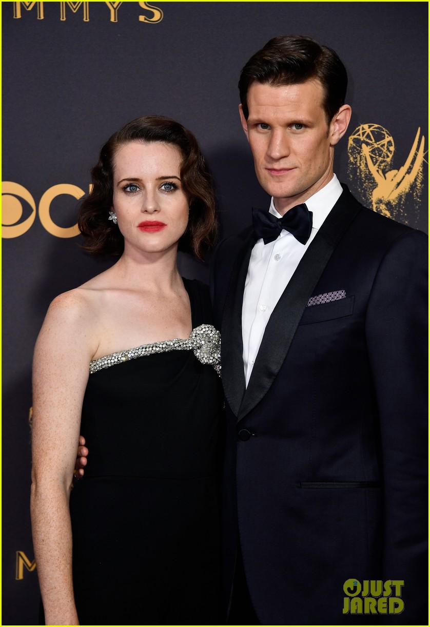 The Crown's Claire Foy & Matt Smith Couple Up for Emmys 2017: Photo ...