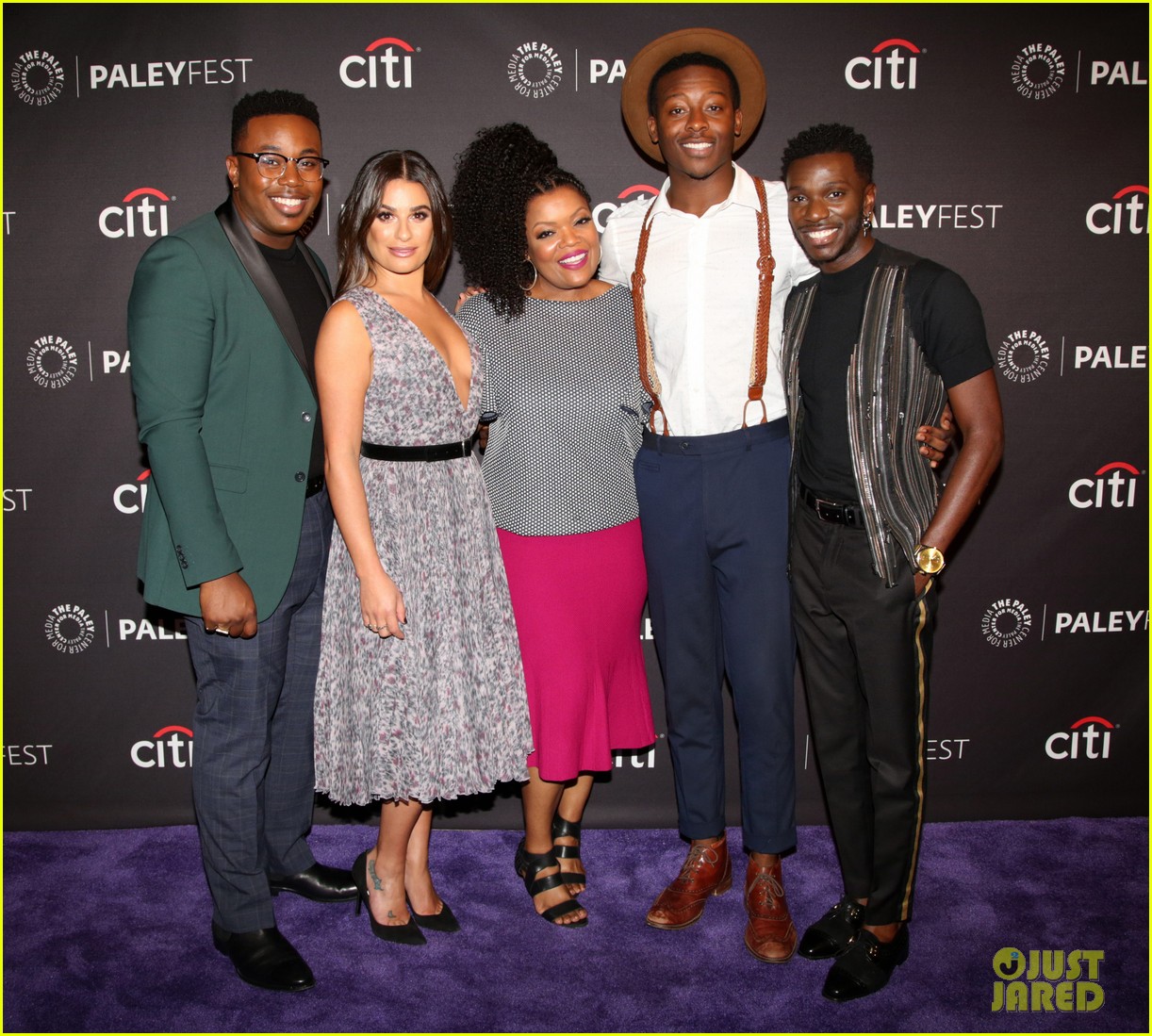 Lea Michele Looks Gorgeous With 'The Mayor' Cast at PaleyFest Fall TV ...