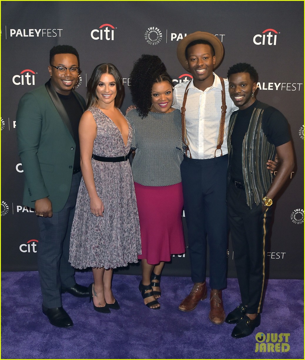 Lea Michele Looks Gorgeous With 'The Mayor' Cast at PaleyFest Fall TV ...