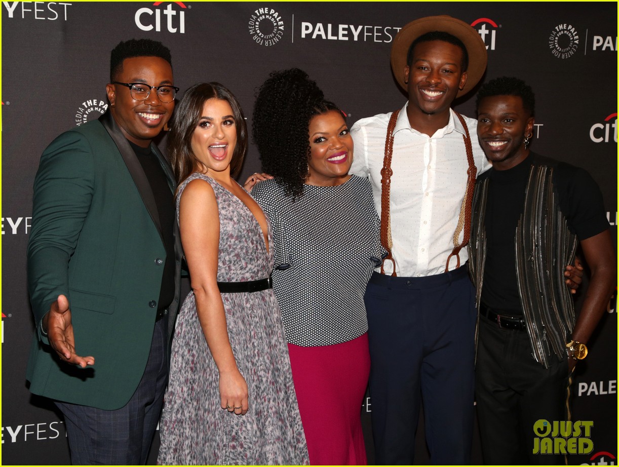 Lea Michele Looks Gorgeous With 'The Mayor' Cast at PaleyFest Fall TV ...