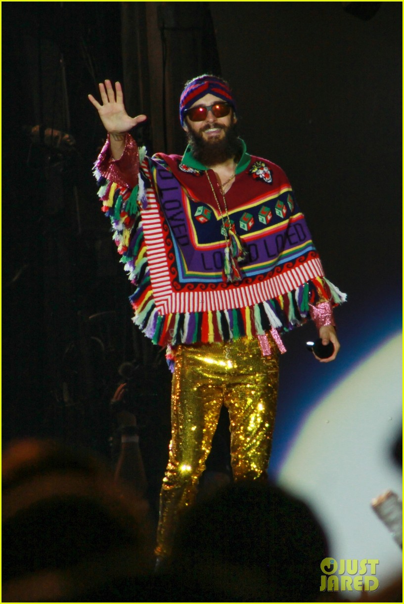 Jared Leto Sparkles On Stage at Rock in Rio Music Festival 2017!: Photo ...