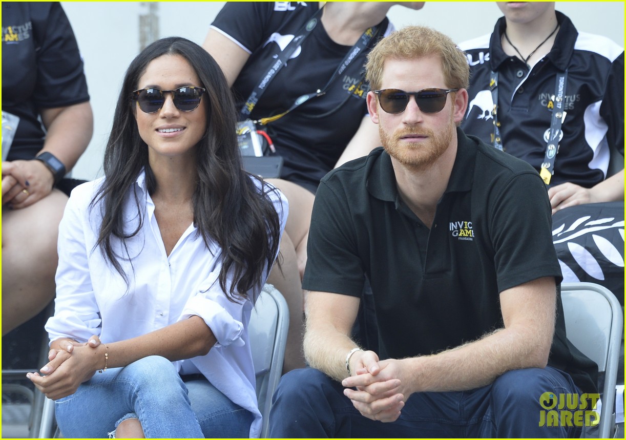 Prince Harry & Meghan Markle Hold Hands, Make First Public Appearance ...