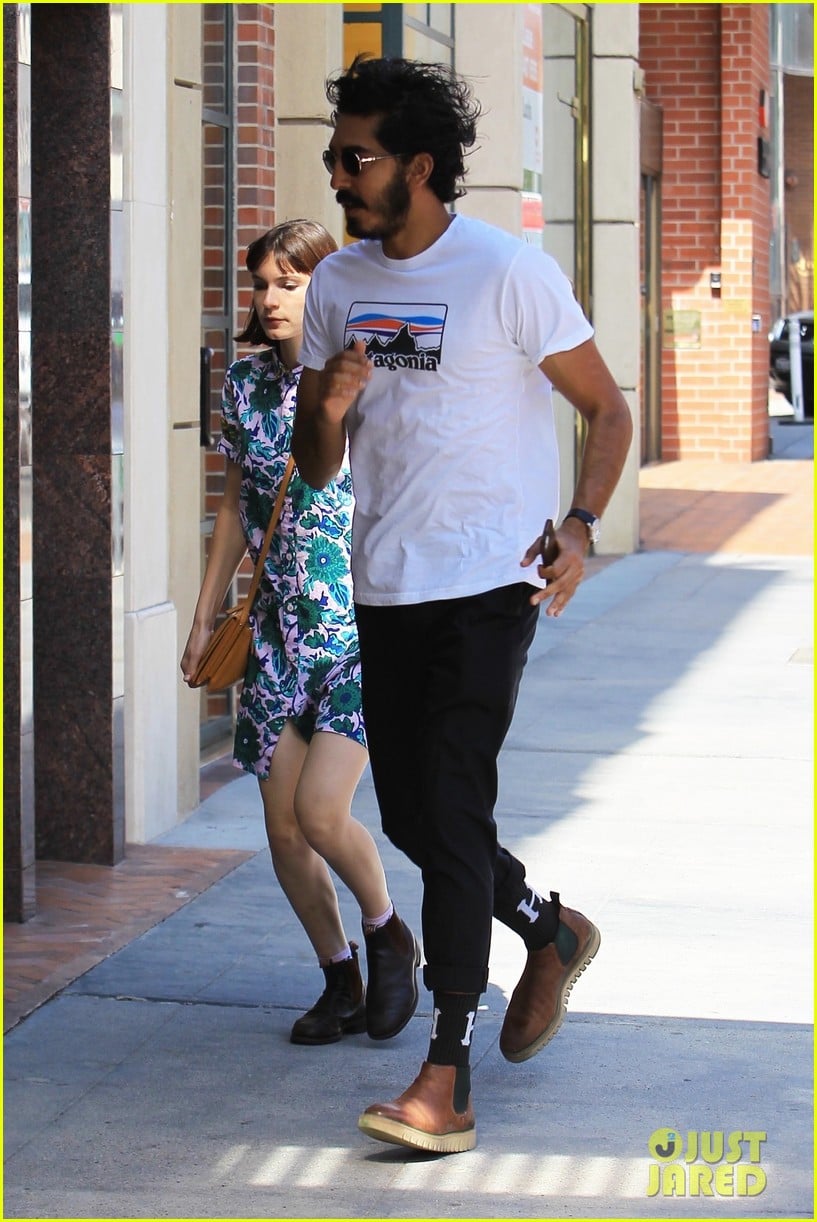 Dev Patel & Girlfriend Tilda Cobham-Hervey Run Errands in Beverly Hills ...