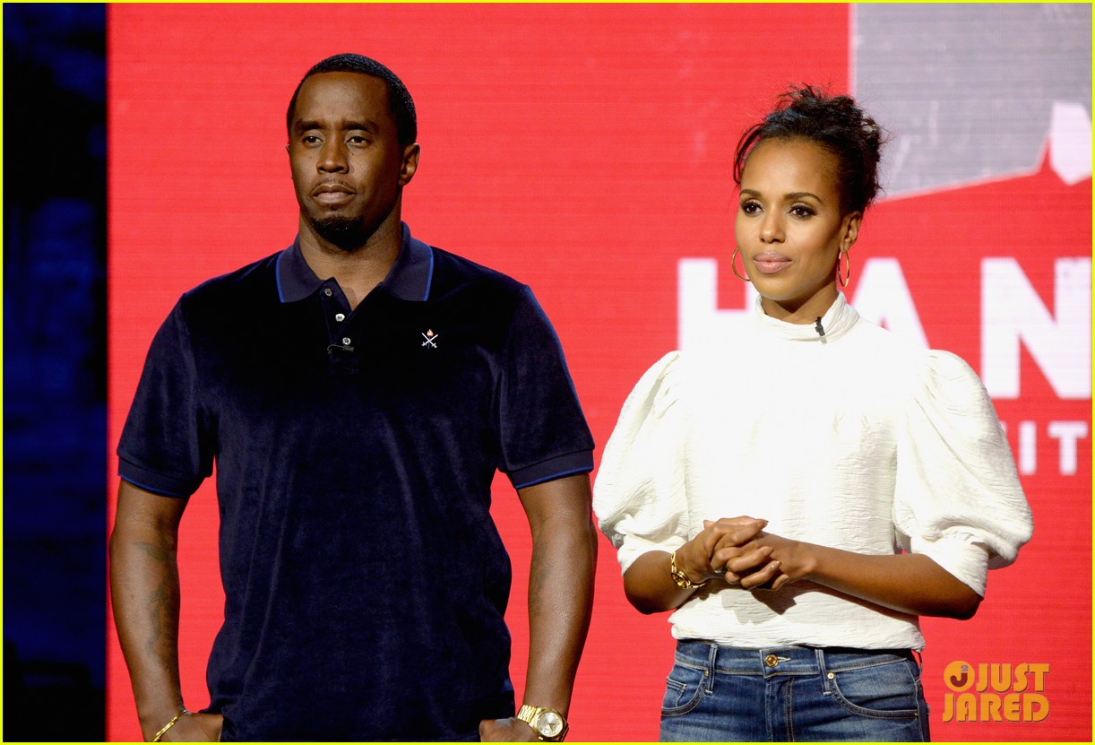 Kerry Washington & Kate Hudson Answer Calls Together at 'Hand in Hand ...