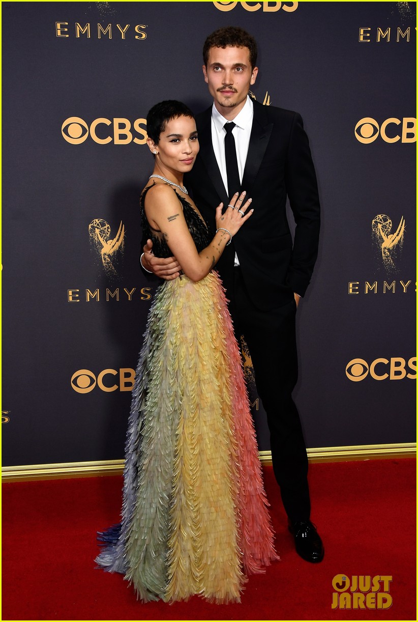 Zoe Kravitz Couples Up With Karl Glusman at Emmys 2017!: Photo 3959619 ...