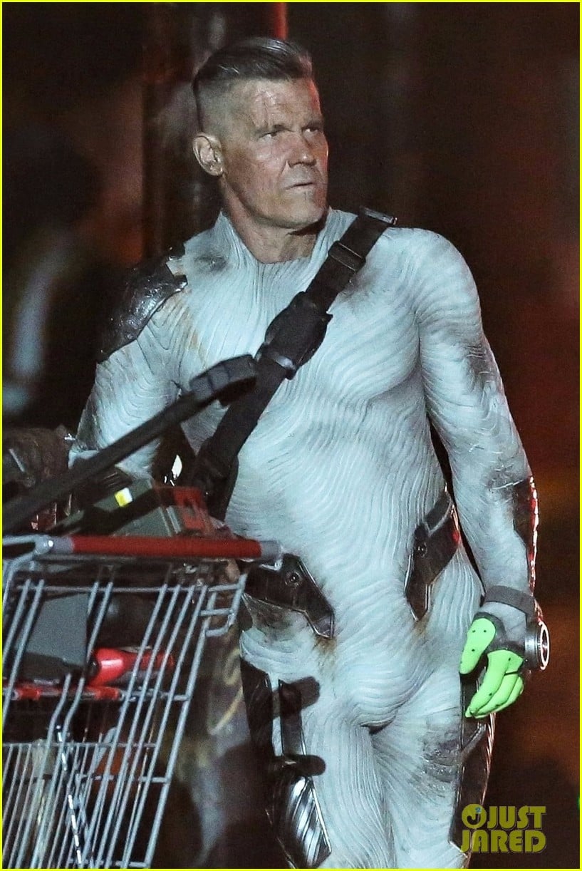 Josh Brolin Films 'Deadpool 2' in His Skin Tight Cable Costume!: Photo ...