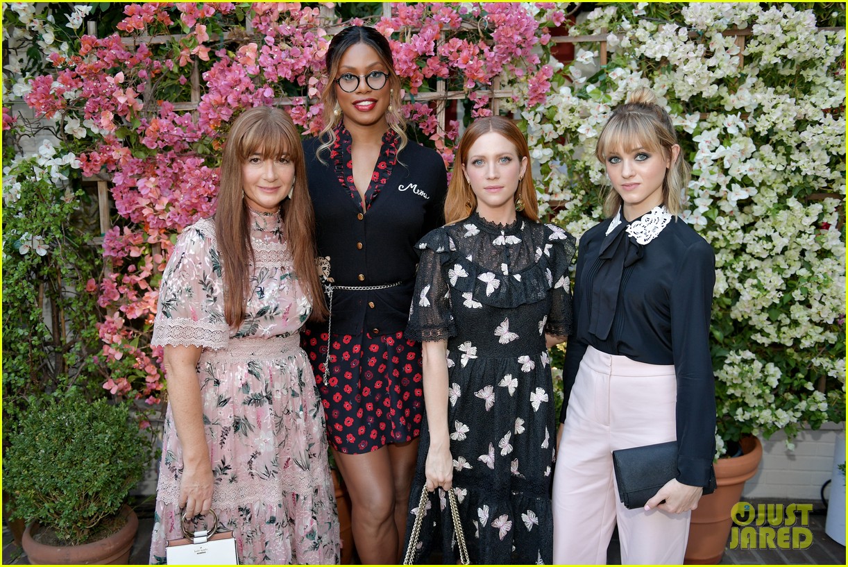 Laverne Cox, Elizabeth Olsen, & More Go Glam for CFDA Tea Party in LA ...
