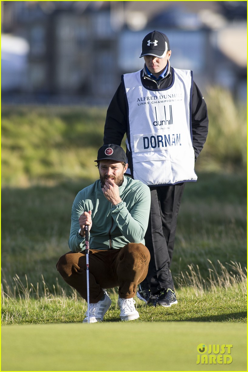Jamie Dornan Plays a Round of Golf for Alfred Dunhill Links ...
