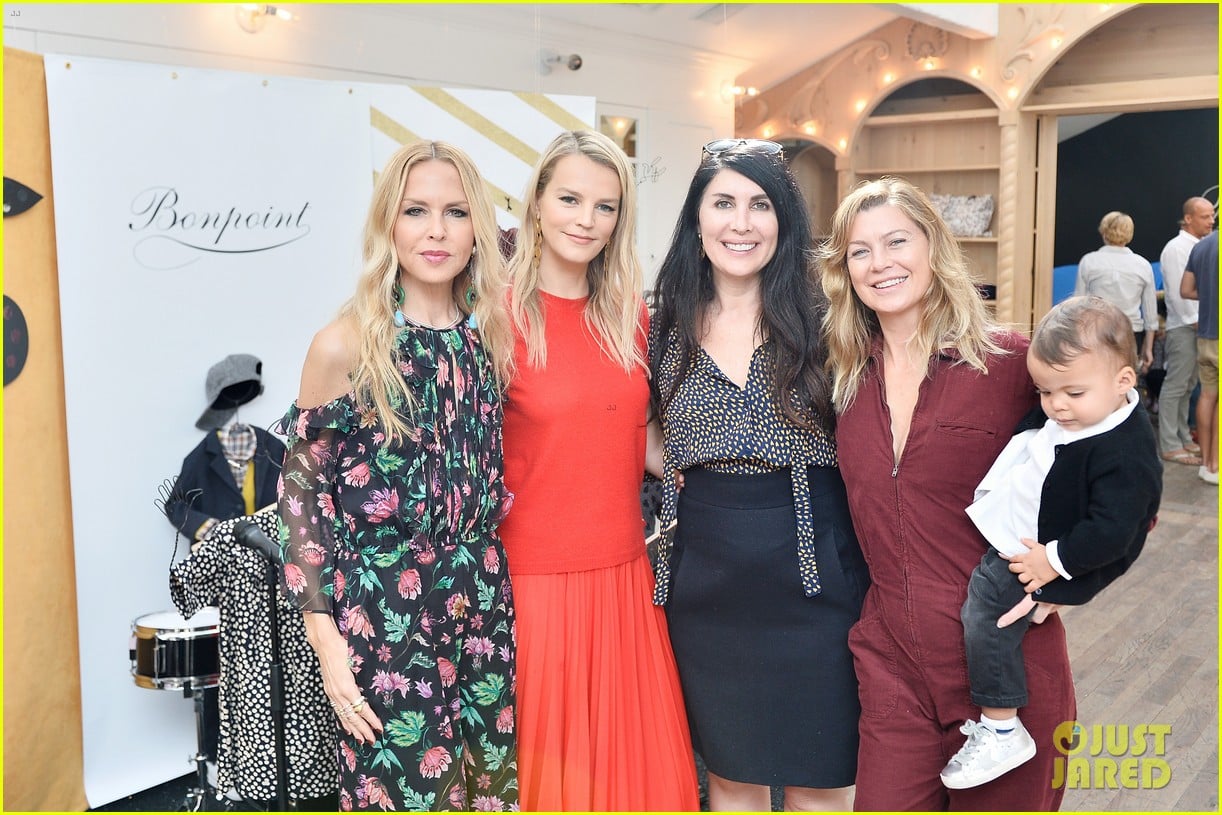 Ellen Pompeo & Baby Son Eli Look Happy at Bonpoint x Baby2Baby Family ...