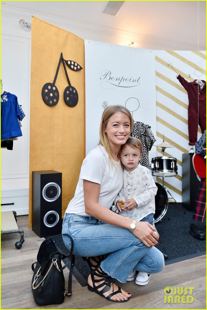 Ellen Pompeo & Baby Son Eli Look Happy at Bonpoint x Baby2Baby Family ...