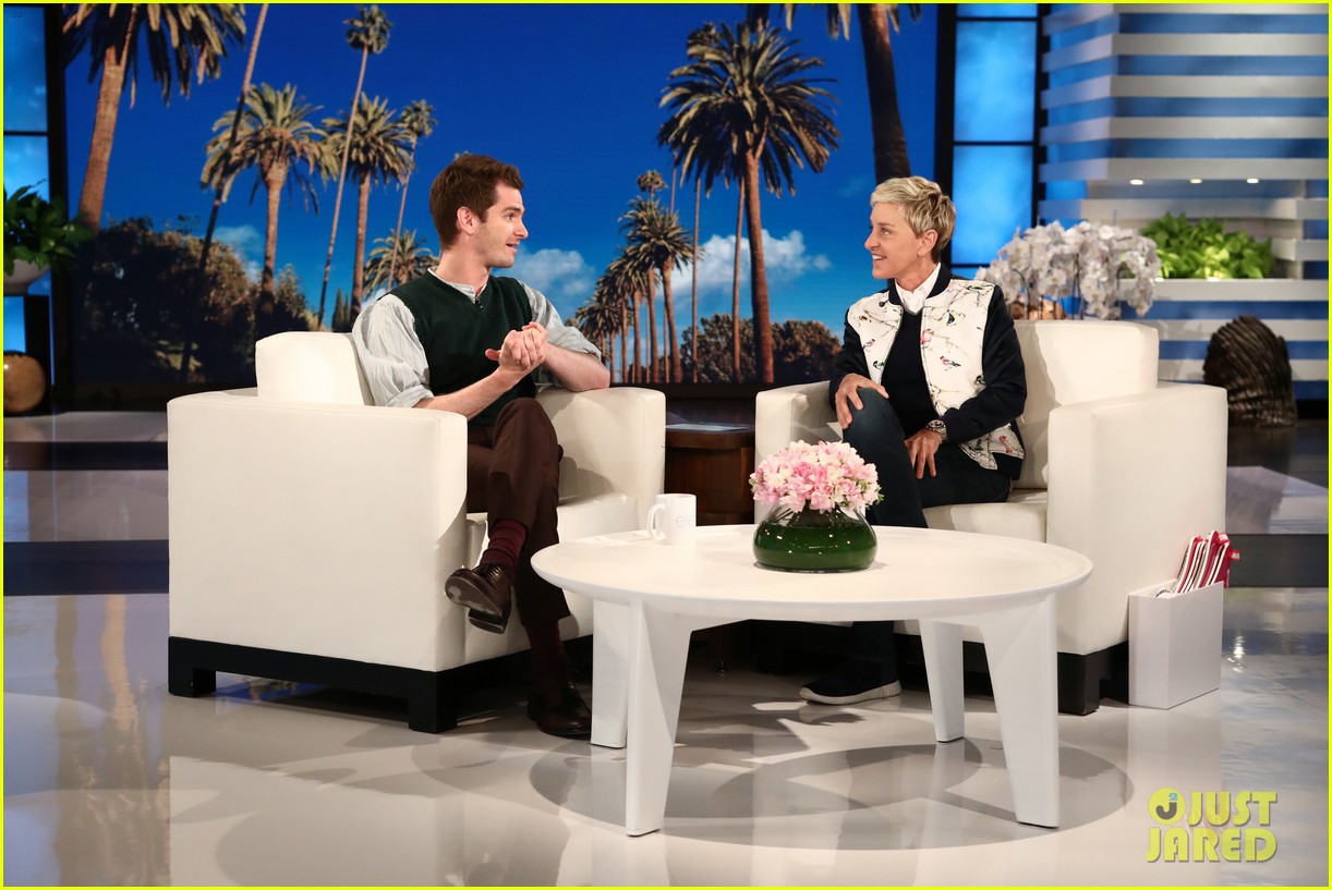 Andrew Garfield Backflips for Breast Cancer Research on 'Ellen' - Watch ...