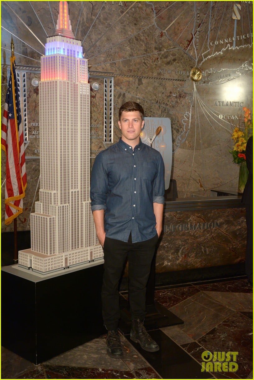 Colin Jost Lights the Empire State Building in NYC!: Photo 3968889 | Photos | Just Jared ...