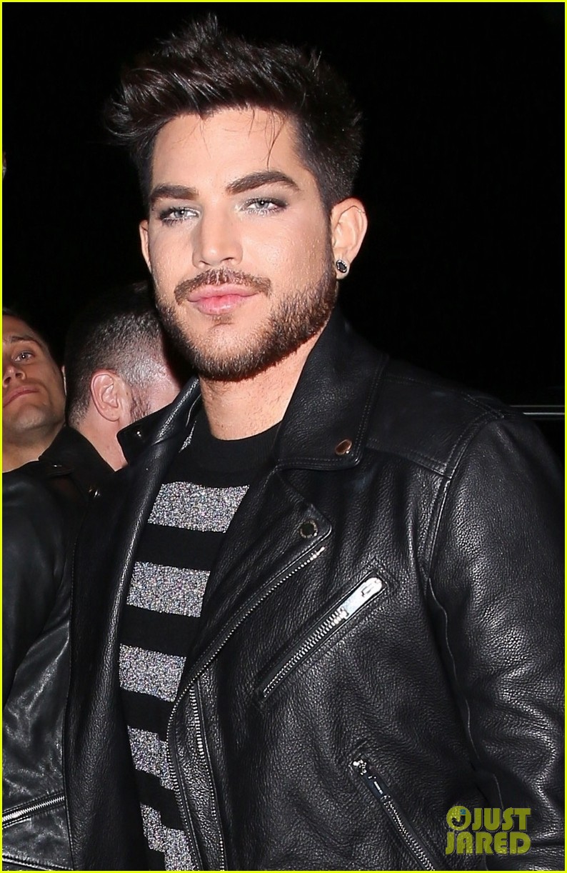Adam Lambert Rocks Purple Pants for Night Out in WeHo: Photo 3975540 ...