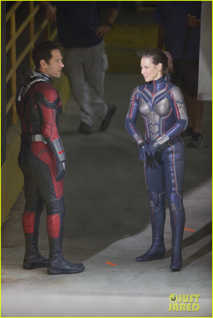 Paul Rudd & Evangeline Lilly Film 'Ant-Man & the Wasp' Together in Costume!: Photo 3973098 ...