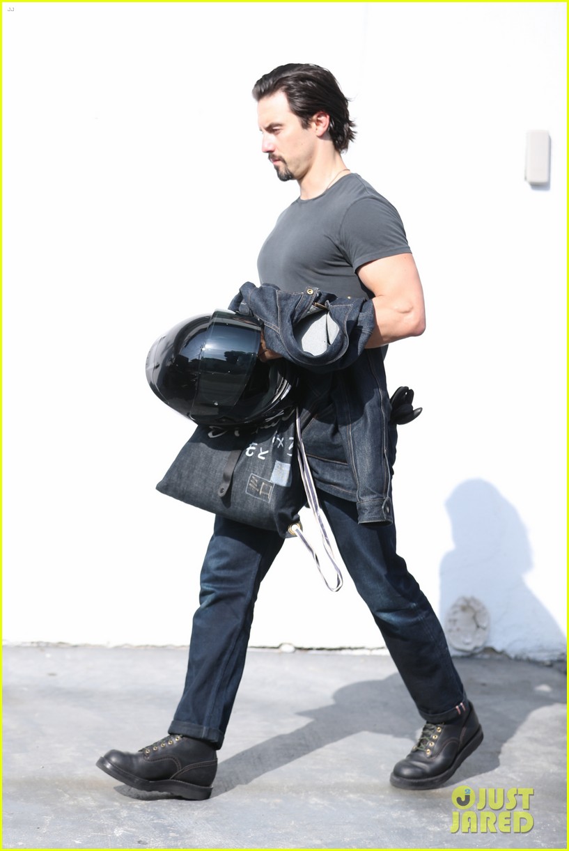 Milo Ventimiglia Shows Off His Buff Biceps Leaving the Gym: Photo ...