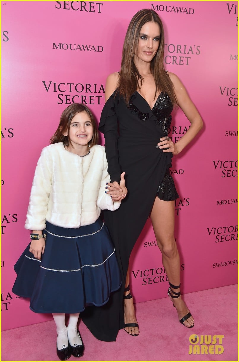 Alessandra Ambrosio's Daughter Anja Joins Her at Victoria's Secret ...