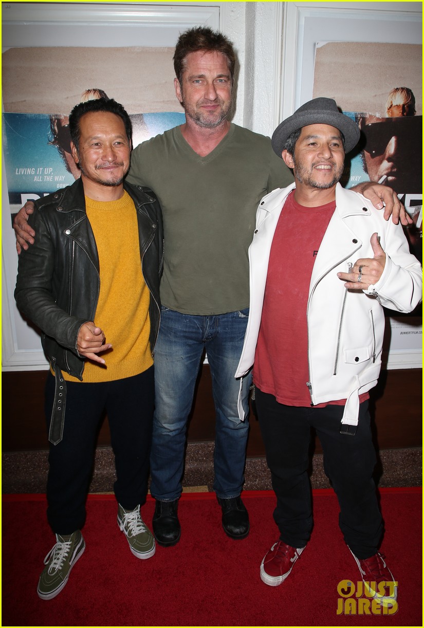 Gerard Butler & Joel Kinnaman Step Out to Support 'Bunker77 ...