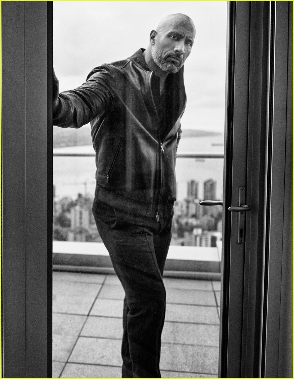 Dwayne Johnson Poses On Top of the World for 'Ebony' Cover!: Photo ...