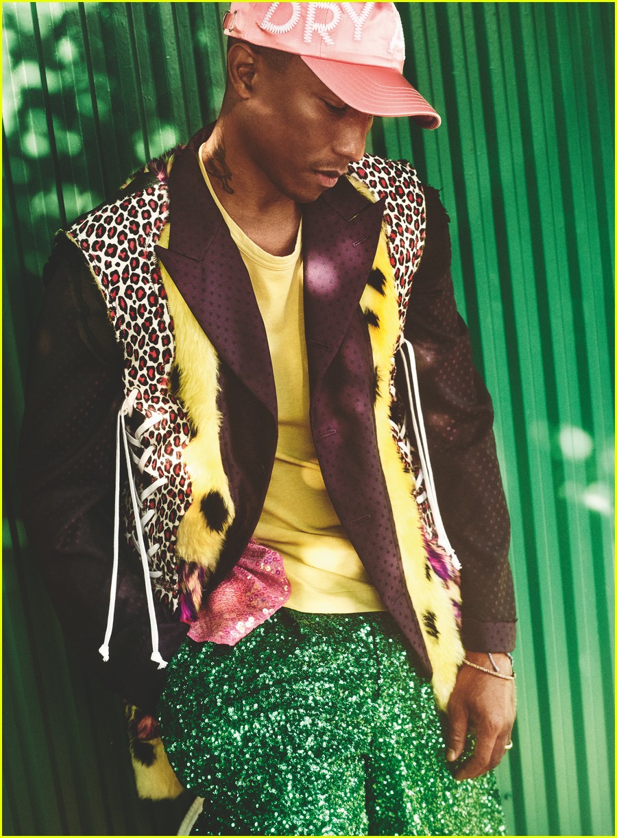 Pharrell Williams Covers Vogue's Special December Issue with Model ...