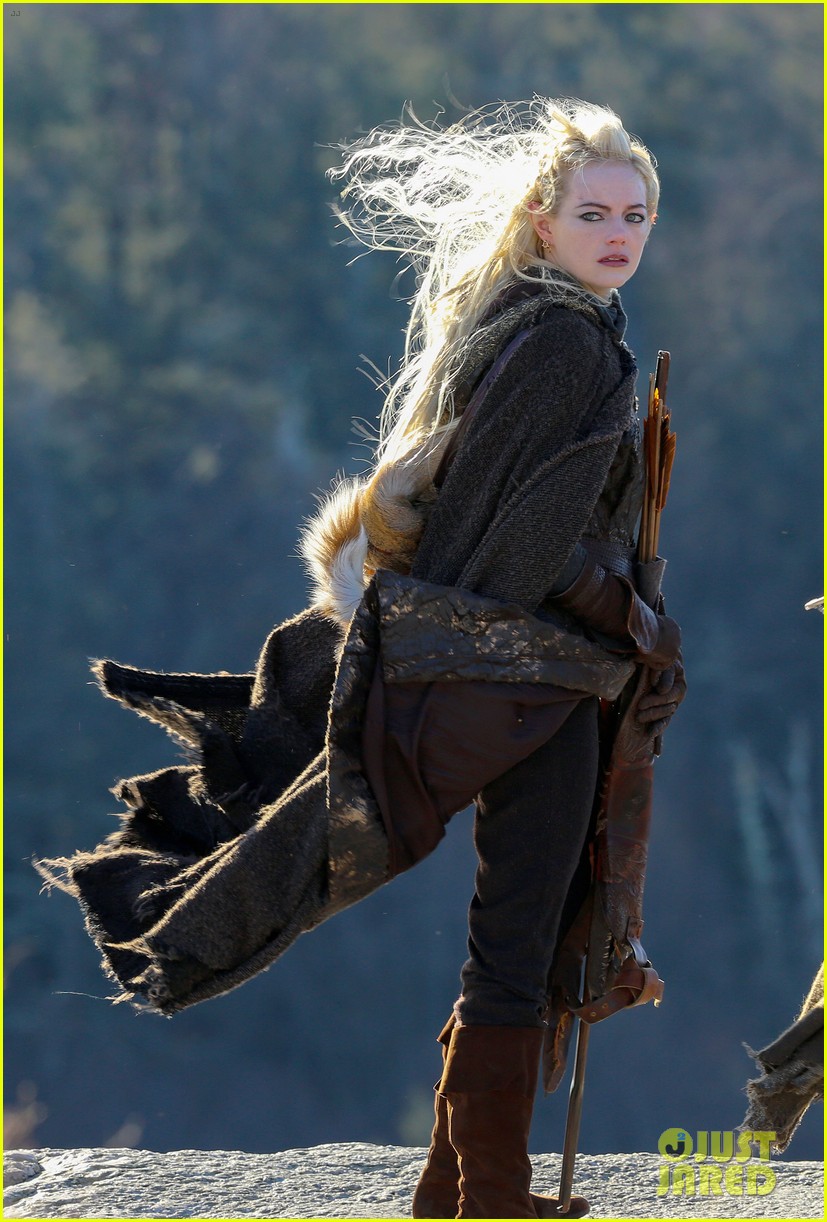 Emma Stone Is Basically the Female Legolas in These 'Maniac' Set Photos ...