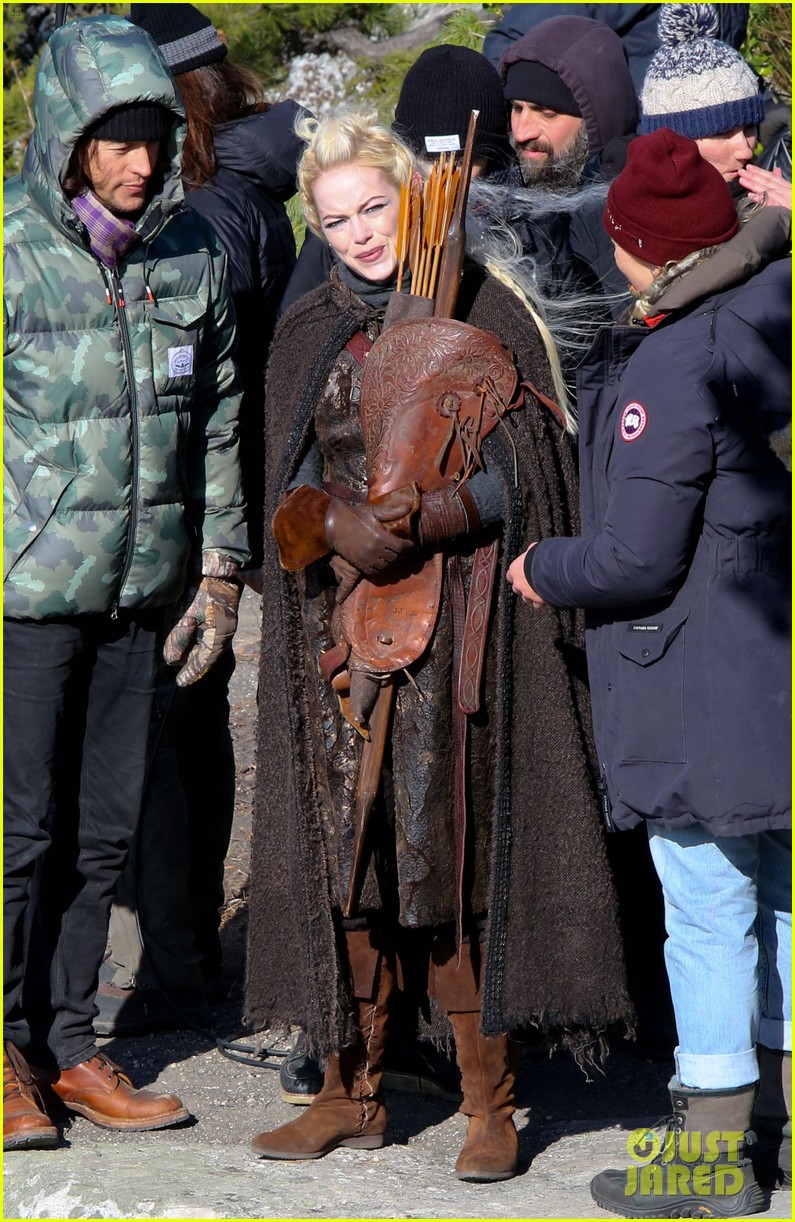 Emma Stone Is Basically the Female Legolas in These 'Maniac' Set Photos ...
