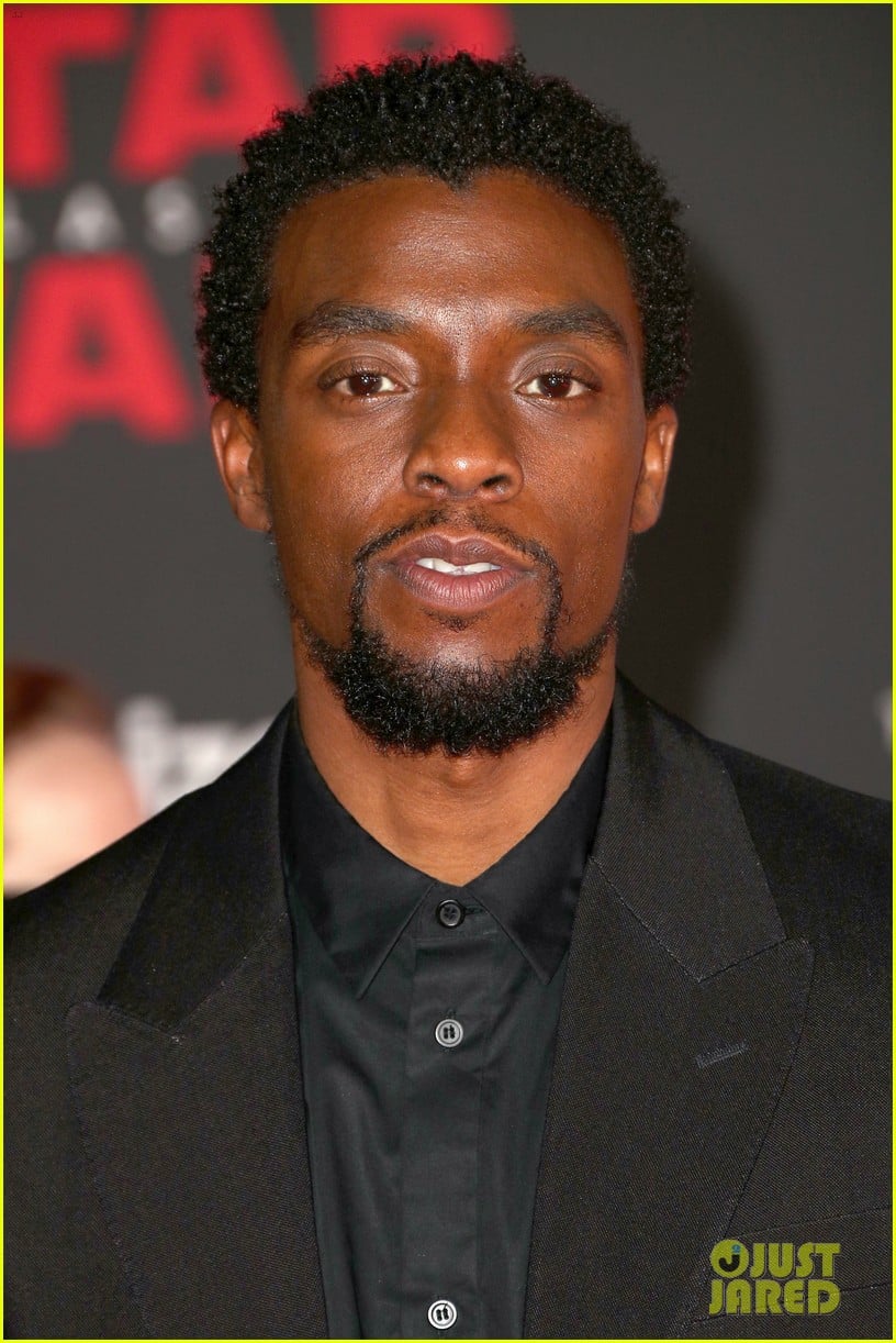 Chadwick Boseman Joins Tessa Thompson & Cobie Smulders at 'Last Jedi ...