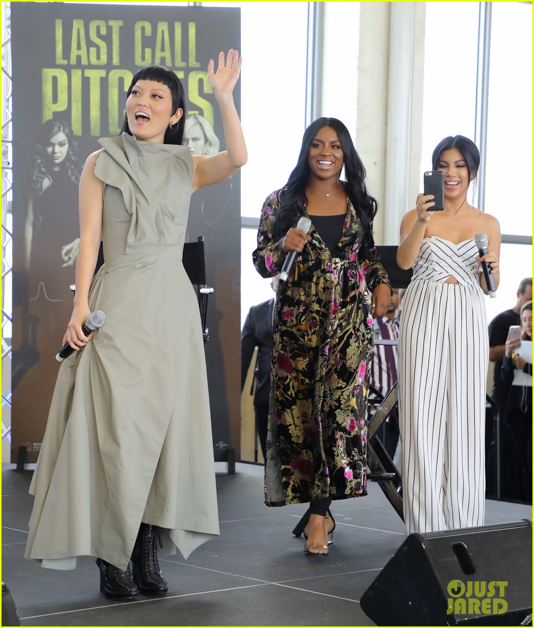 Ester Dean, Chrissie Fit, & Hana Mae Lee Promote 'Pitch Perfect 3' in ...