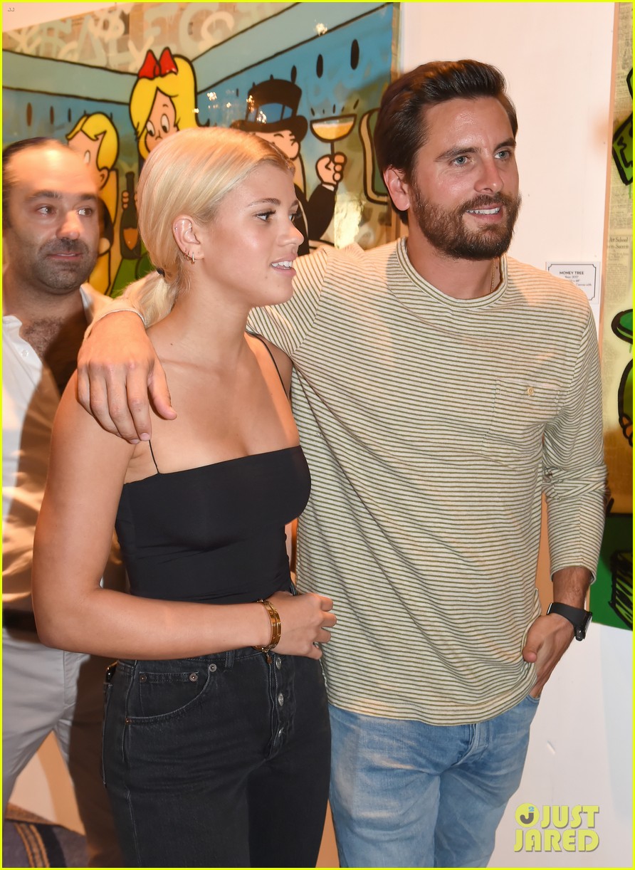 Scott Disick Cuddles Up to Girlfriend Sofia Richie at Art Basel Event ...