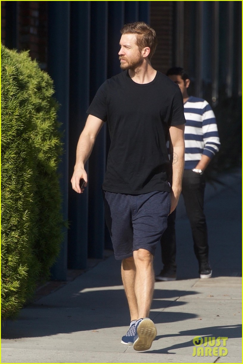 Calvin Harris Shows Off His Growing Beard in Beverly Hills: Photo ...